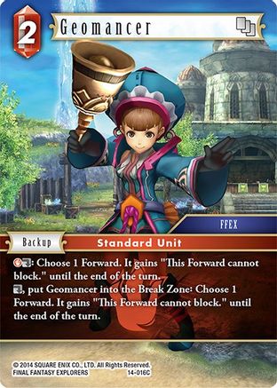 Geomancer - Opus XIV: Crystal Abyss - Final Fantasy TCG