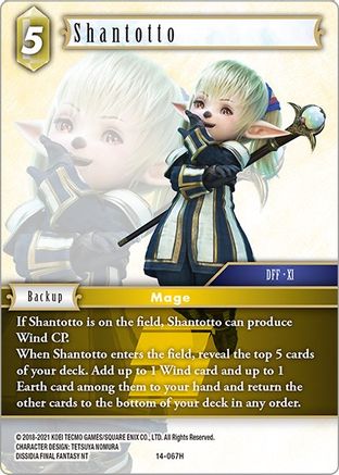 Shantotto - Opus XIV: Crystal Abyss - Final Fantasy TCG