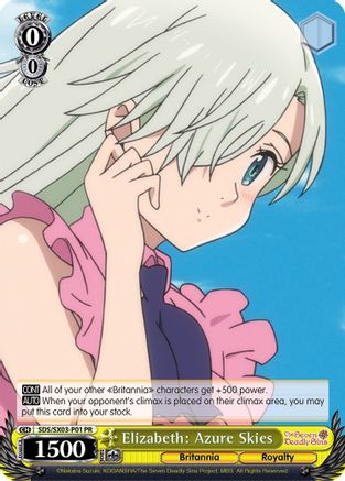 Elizabeth: Azure Skies - The Seven Deadly Sins: Revival of The ...