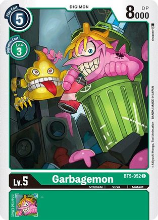 Garbagemon - Battle of Omni - Digimon Card Game