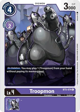 Troopmon - Battle of Omni - Digimon Card Game