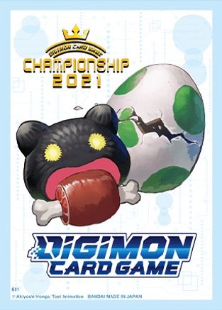 Digimon Card Game Official Sleeves - Digi-Egg (2021 Championship ...
