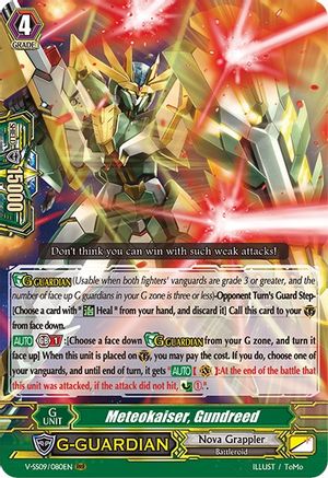 Meteokaiser, Gundreed - V-SS09: Revival Selection - Cardfight Vanguard