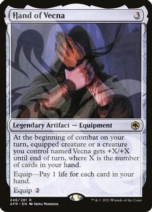 Hand of Vecna - AFR Ampersand Promos - Magic: The Gathering