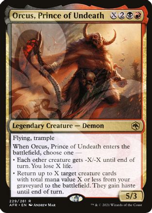Orcus, Prince of Undeath - AFR Ampersand Promos - Magic: The Gathering