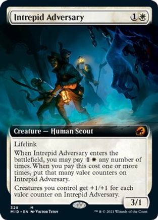 Intrepid Adversary (Extended Art) - Innistrad: Midnight Hunt - Magic ...