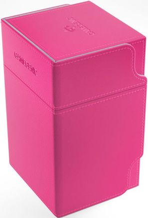 GameGenic Watchtower Convertible Deck Box - Pink (Holds 100 ...