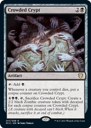 Crowded Crypt - Commander: Innistrad: Midnight Hunt - Magic: The Gathering