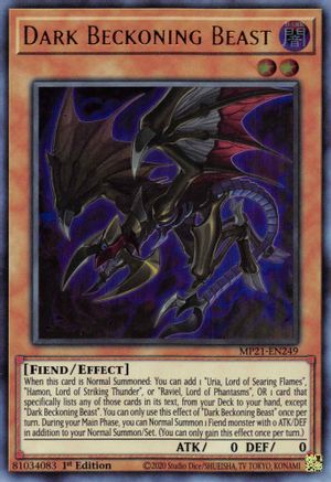 Dark Beckoning Beast - 2021 Tin of Ancient Battles - YuGiOh