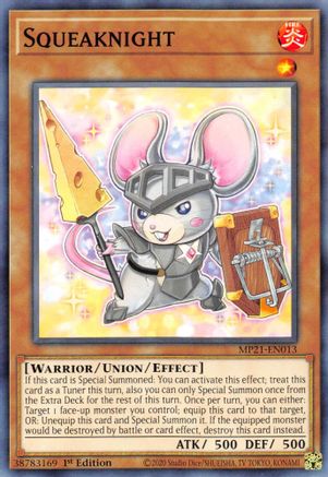 Squeaknight - 2021 Tin of Ancient Battles - YuGiOh