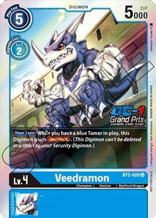 Veedramon (DC-1 Grand Prix) - Release Special Booster - Digimon Card Game
