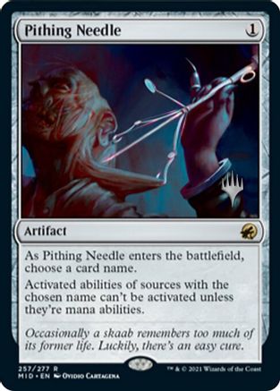 Pithing Needle - Promo Pack: Innistrad: Midnight Hunt - Magic: The ...