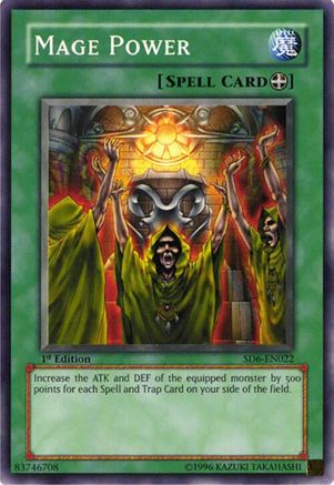 Mage Power - Structure Deck: Spellcaster's Judgment - YuGiOh