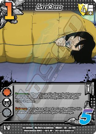 Late Riser (XR) - UniVersus: My Hero Academia - UniVersus