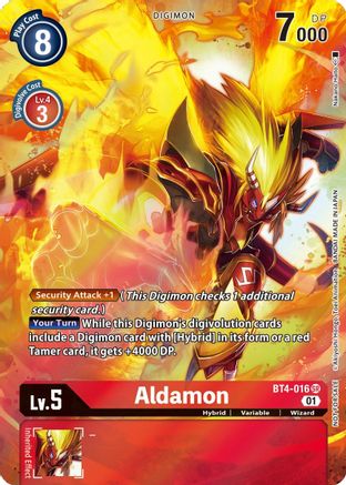 Aldamon (1-Year Anniversary Box Topper) - Great Legend - Digimon Card Game