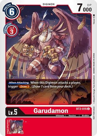 Garudamon - BT2-015 (Official Tournament Pack Vol.3) - Release Special ...