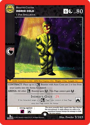 Indrid Cold - Nightfall: First Edition - MetaZoo