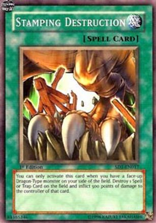 Stamping Destruction - Structure Deck: Dragon's Roar - YuGiOh