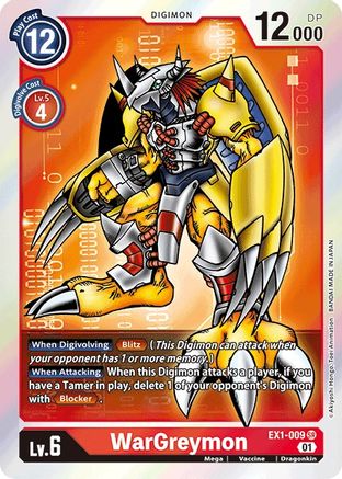 WarGreymon - Classic Collection - Digimon Card Game