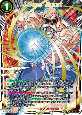 Power Burst (Gold Stamped) - Mythic Booster - Dragon Ball Super: Masters
