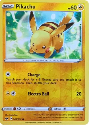 Pikachu - 065/202 (Reverse Cosmos Holo) - Miscellaneous Cards ...