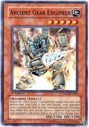 Ancient Gear Engineer - Structure Deck: Machine Re-Volt - YuGiOh