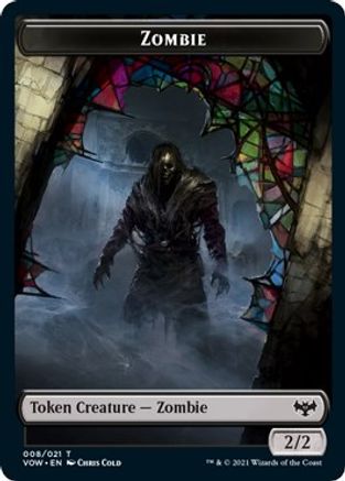 Zombie (008) // Boar Double-sided Token - Innistrad: Crimson Vow ...