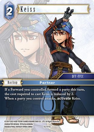 Keiss - Crystal Dominion - Final Fantasy TCG