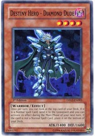 Destiny Hero - Diamond Dude - Duelist Pack 5: Aster Phoenix - YuGiOh