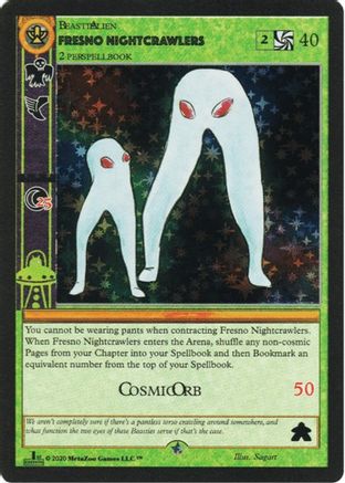 Fresno Nightcrawlers - Sample Cards - MetaZoo