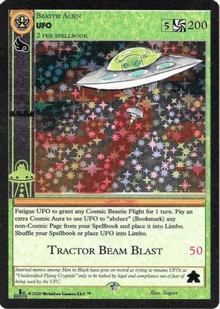 UFO - Sample Cards - MetaZoo