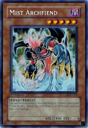 Mist Archfiend - Force of the Breaker - YuGiOh