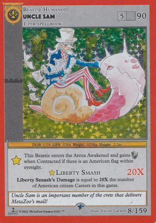 Uncle Sam - Cryptid Nation: Second Edition - MetaZoo