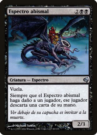 Abyssal Specter (Spanish) - "Espectro abismal" - Magic Encyclopedia ...