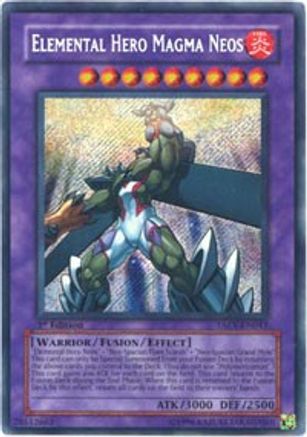 Elemental Hero Magma Neos - Tactical Evolution - YuGiOh