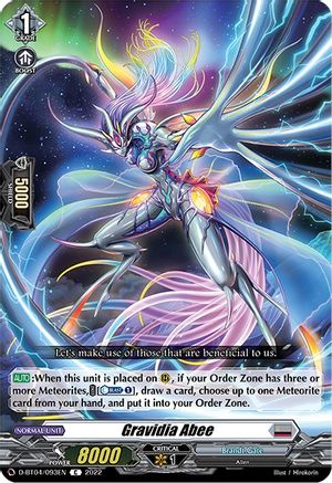 Gravidia Abee - Awakening of Chakrabarthi - Cardfight Vanguard