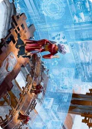 Universal Surveillance Art Card - Art Series: Kamigawa: Neon Dynasty ...