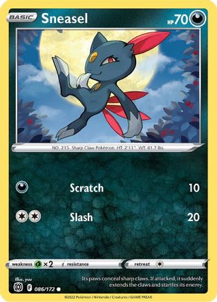 Sneasel - SWSH09: Brilliant Stars - Pokemon