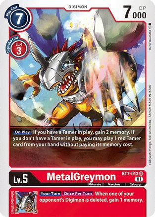 MetalGreymon - Next Adventure - Digimon Card Game