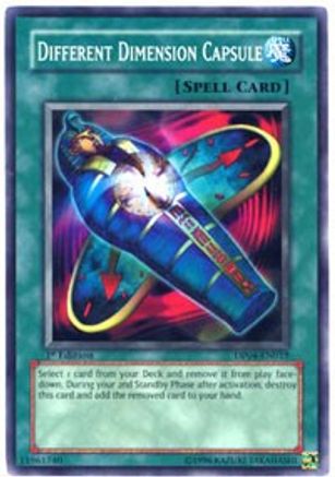Different Dimension Capsule - Duelist Pack 4: Zane Truesdale - YuGiOh