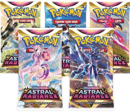Astral Radiance Booster Pack Art Bundle [Set of 5] - SWSH10: Astral ...