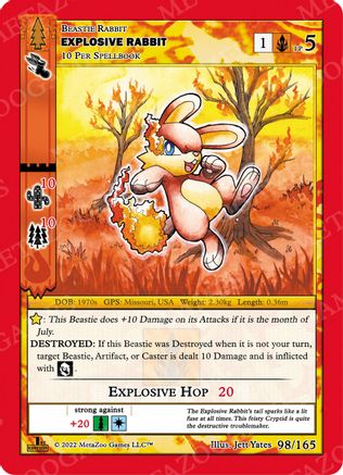 Explosive Rabbit - Wilderness: First Edition - MetaZoo