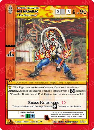 Joe Magarac - Wilderness: First Edition Tribal Theme Decks - MetaZoo