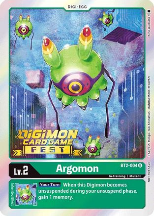 Argomon - BT2-004 (Digimon Card Game Fest 2022) - Release Special ...