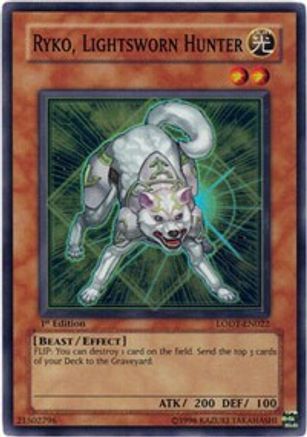 Ryko, Lightsworn Hunter - Light of Destruction - YuGiOh