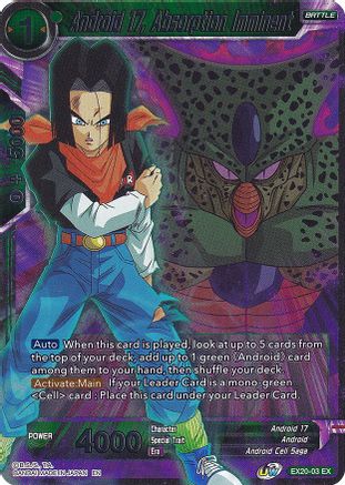 Android 17, Absorption Imminent - Expansion Deck Box Set 20: Ultimate ...