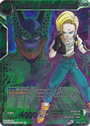 Android 18, Absorption Imminent - Expansion Deck Box Set 20: Ultimate ...