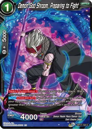 Demon God Shroom, Preparing to Fight - Ultimate Squad - Dragon Ball ...