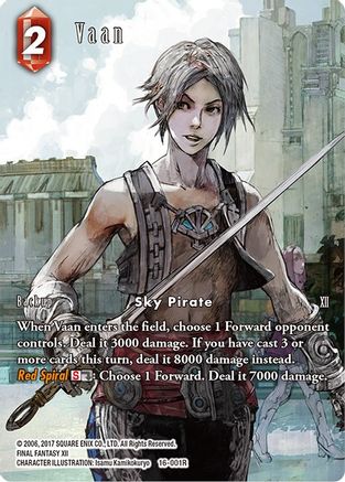 Vaan (Full Art) - Emissaries of Light - Final Fantasy TCG