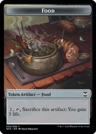 Food // Citizen Double-sided Token - Commander: Streets of New Capenna ...